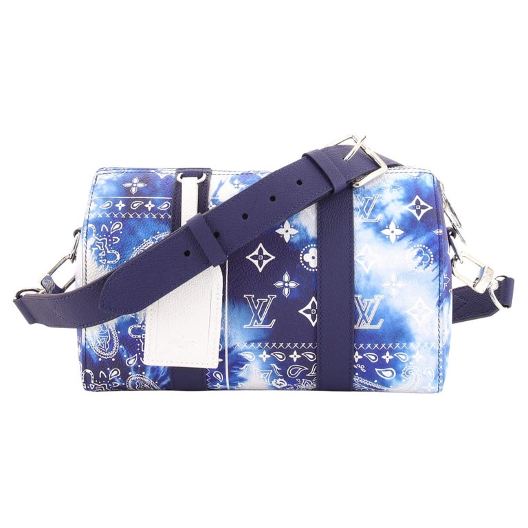 Louis Vuitton City Keepall Bag Limited Edition Monogram Bandana Leather For Sale at 1stDibs