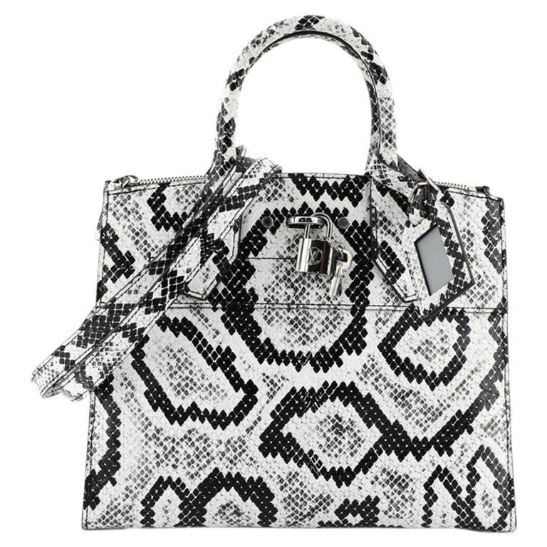Louis Vuitton City Steamer Handbag Python PM at 1stDibs | louis vuitton ...