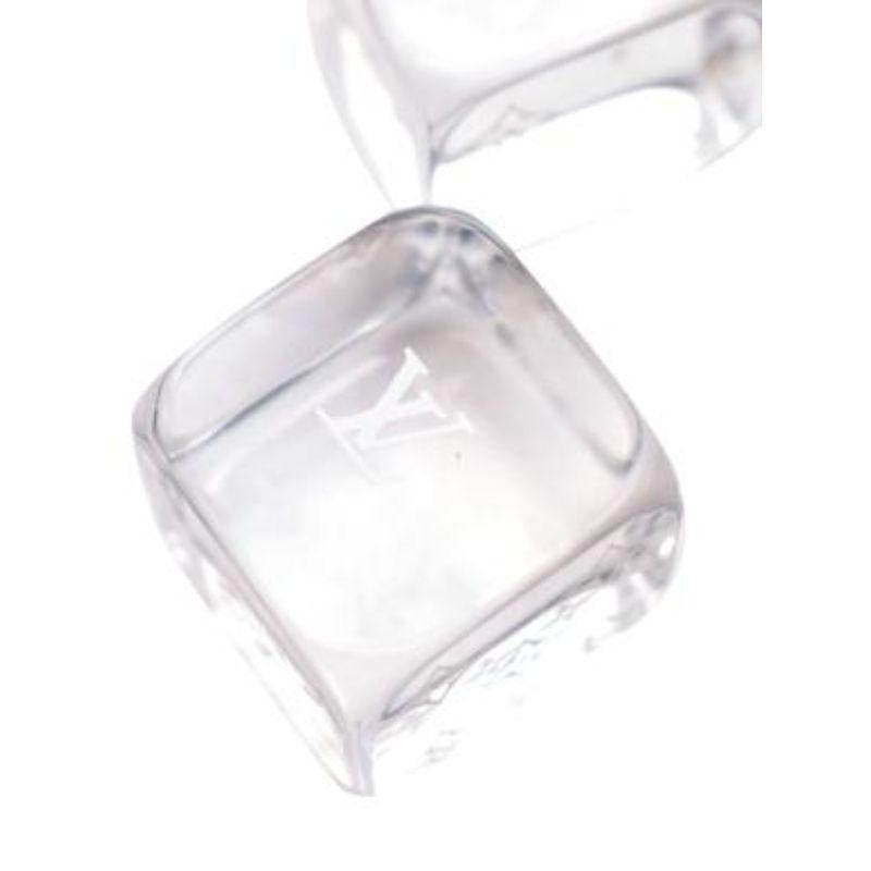 Louis Vuitton Clear Monogram Dice Set For Sale at 1stDibs