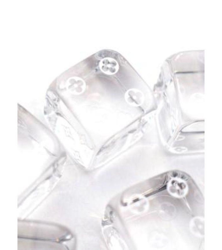 Louis Vuitton Clear Monogram Dice Set For Sale at 1stDibs