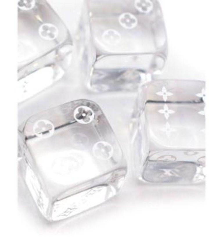 Louis Vuitton Clear Monogram Dice Set For Sale at 1stDibs