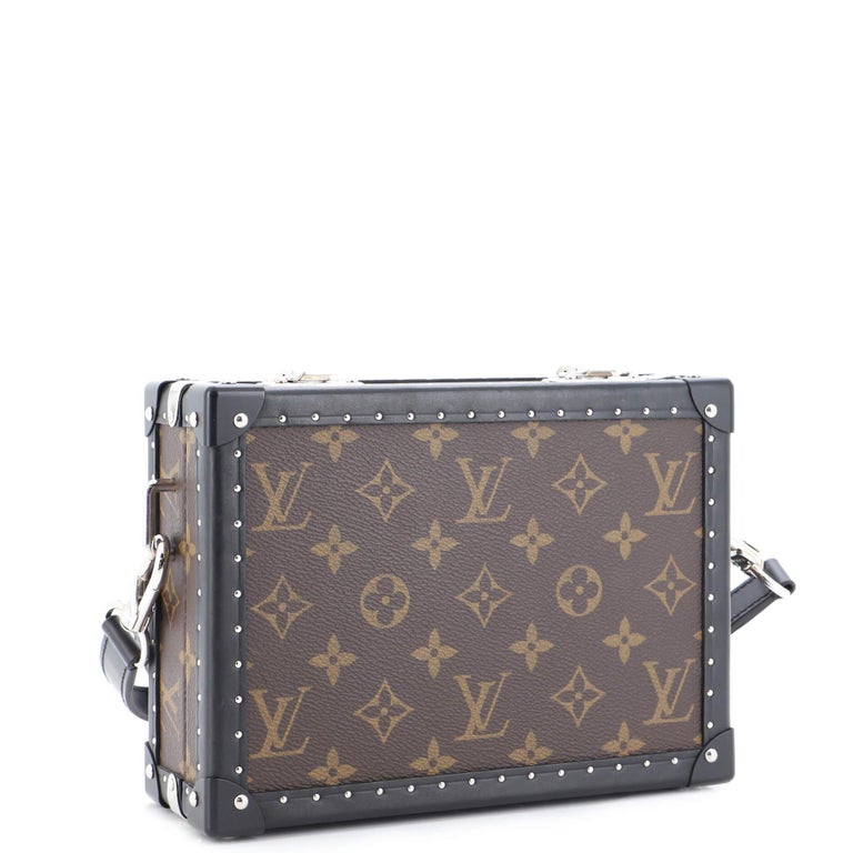 Louis Vuitton Clutch Box Bag Monogram Canvas For Sale at 1stDibs