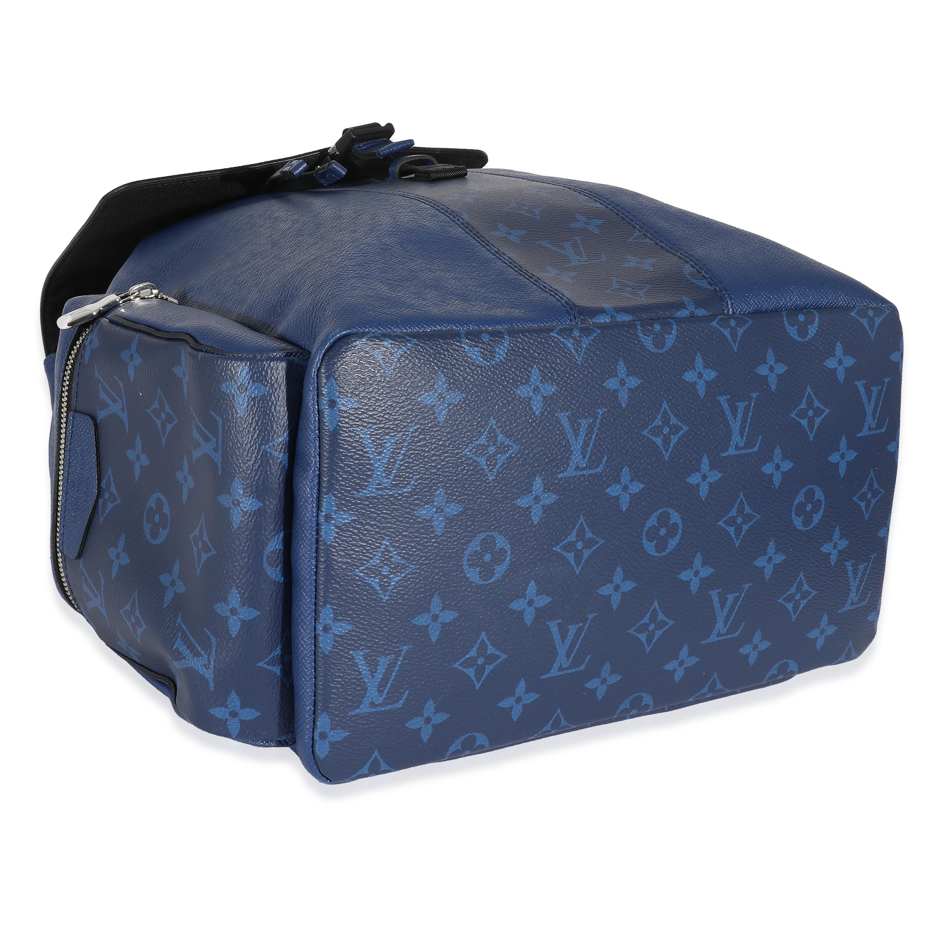 Louis Vuitton Cobalt Monogram Canvas Taigarama Outdoor Backpack For ...