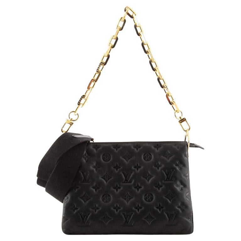 Louis Vuitton Coussin Bag Monogram Embossed Lambskin MM at 1stDibs