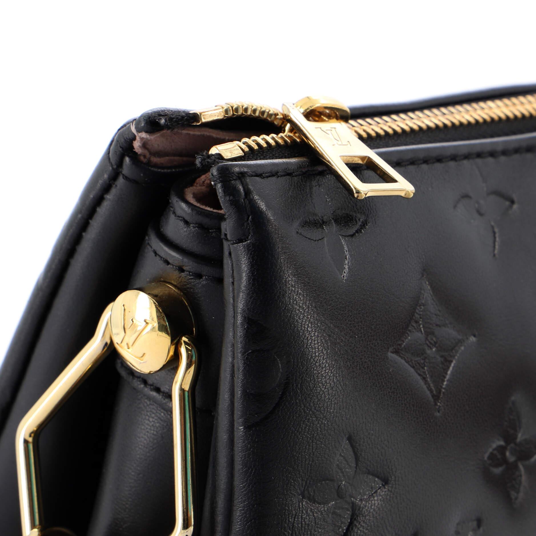 Louis Vuitton Coussin Bag Monogram Embossed Lambskin PM For Sale at 1stDibs