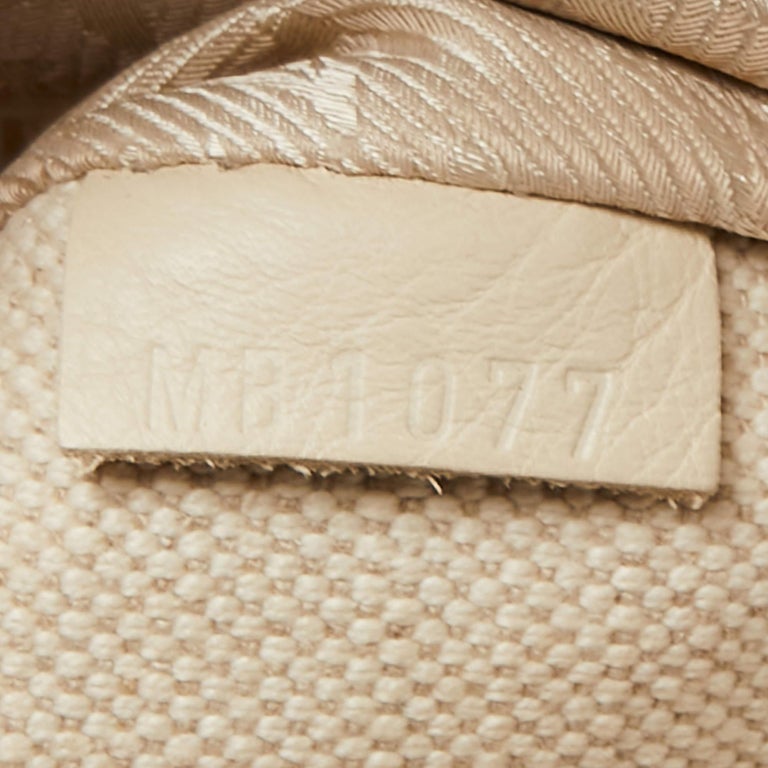 Louis Vuitton Cream Canvas Polka Dot Panama Bowly Bag For Sale at 1stDibs