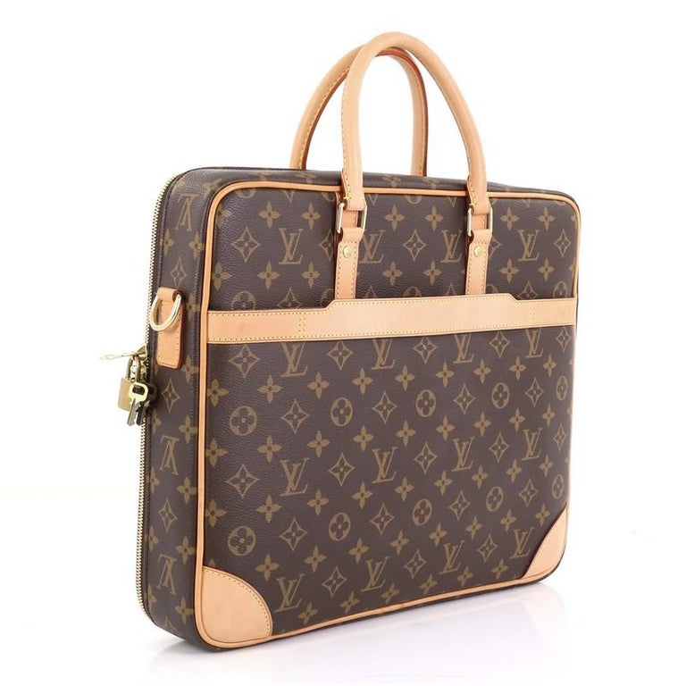 Louis Vuitton Cupertino Briefcase Monogram Canvas at 1stDibs | canvas ...