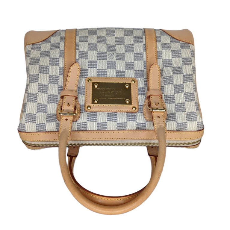 Louis Vuitton Damier Azur Berkeley Satchel at 1stDibs