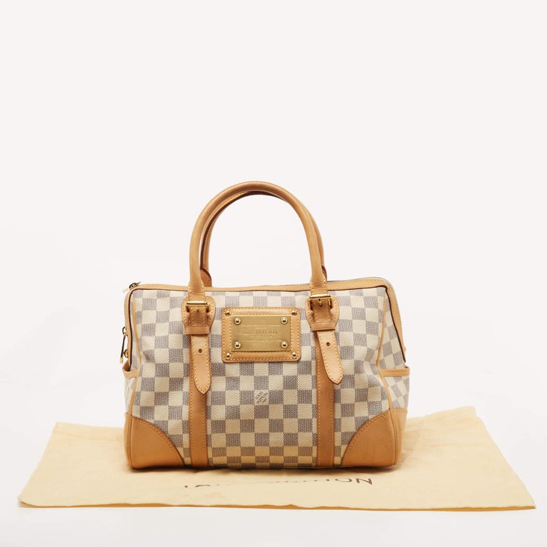 Louis Vuitton Damier Azur Canvas Berkeley Bag For Sale at 1stDibs