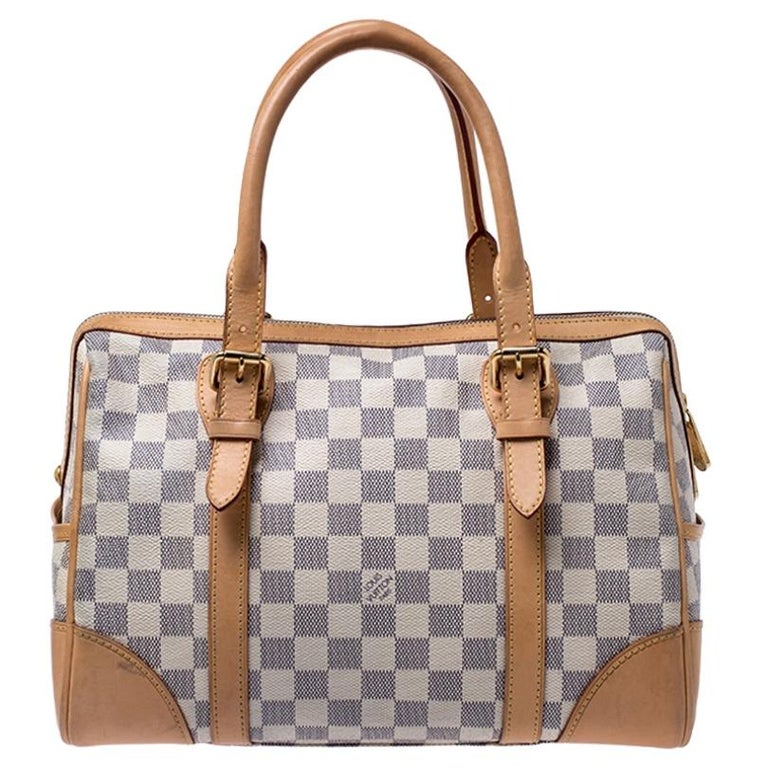 Louis Vuitton Damier Azur Canvas Berkeley Bag For Sale at 1stDibs ...