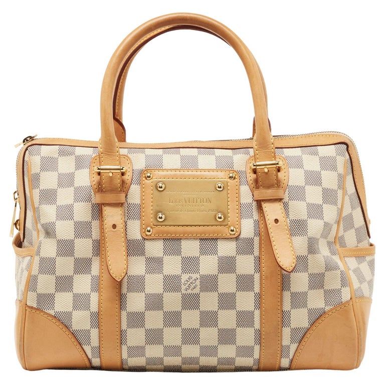 Louis Vuitton Damier Azur Canvas Berkeley Bag For Sale at 1stDibs