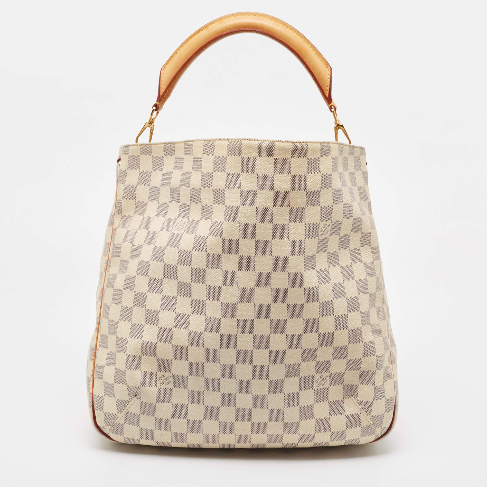 Louis Vuitton Damier Azur Canvas Soffi Bag at 1stDibs