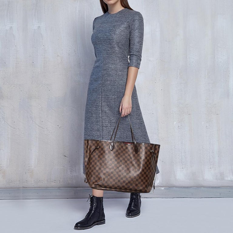 Louis Vuitton Damier Ebene Canvas Neverfull GM Bag For Sale at 1stDibs
