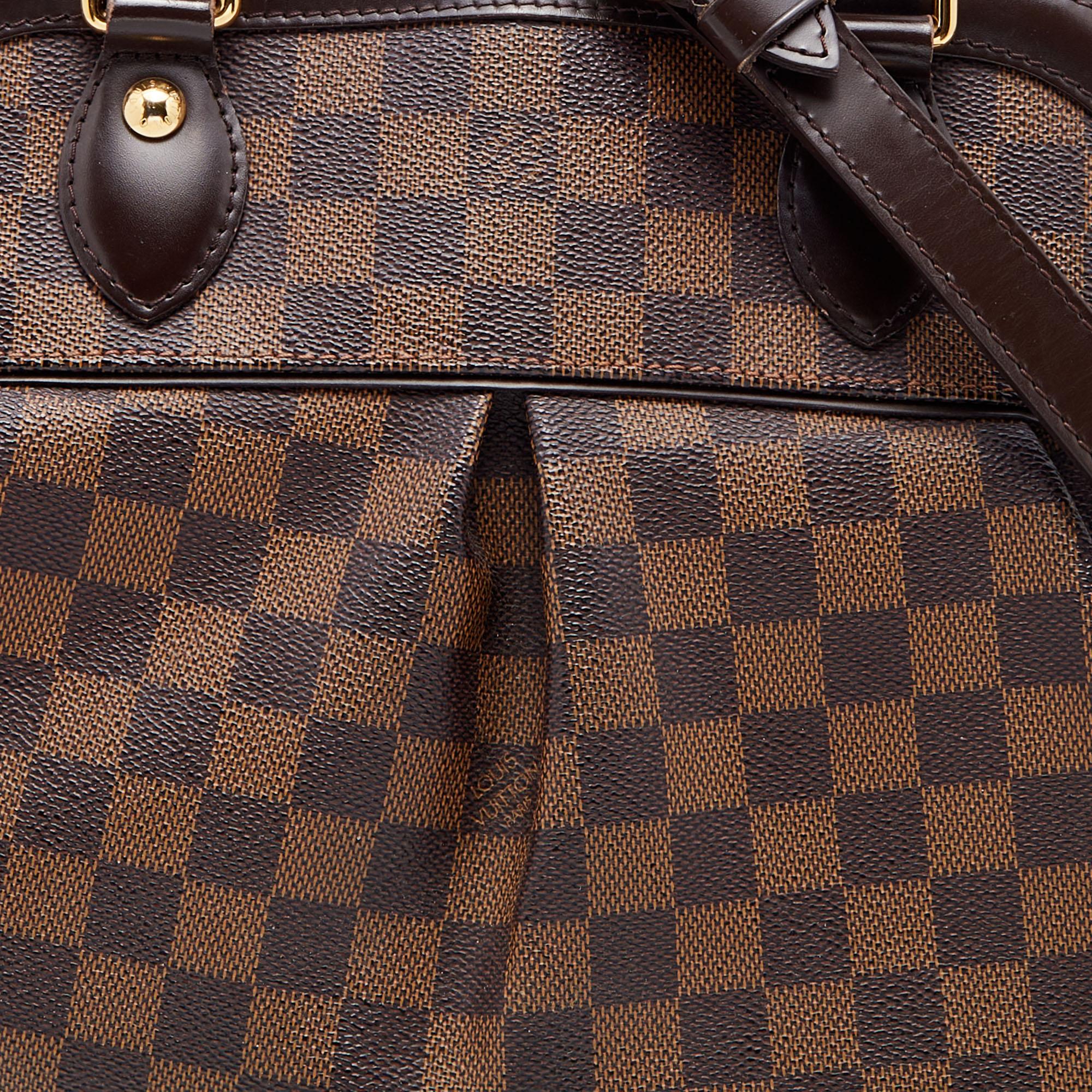 Louis Vuitton Damier Ebene Canvas Trevi PM Bag For Sale at 1stDibs
