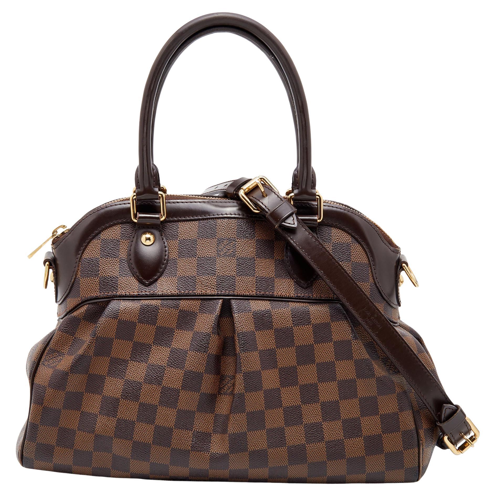 Louis Vuitton Damier Ebene Canvas Trevi PM Bag For Sale at 1stDibs