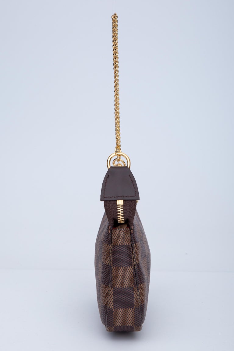 Louis Vuitton Damier Ebene Mini Pochette Accessories (2020) For Sale at ...