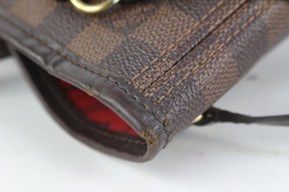 Louis Vuitton Damier Ebene Small Neverfull PM Tote 93lv4 For Sale at ...