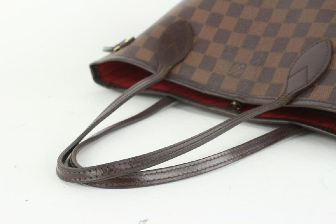 Louis Vuitton Damier Ebene Small Neverfull PM Tote 93lv4 For Sale at ...