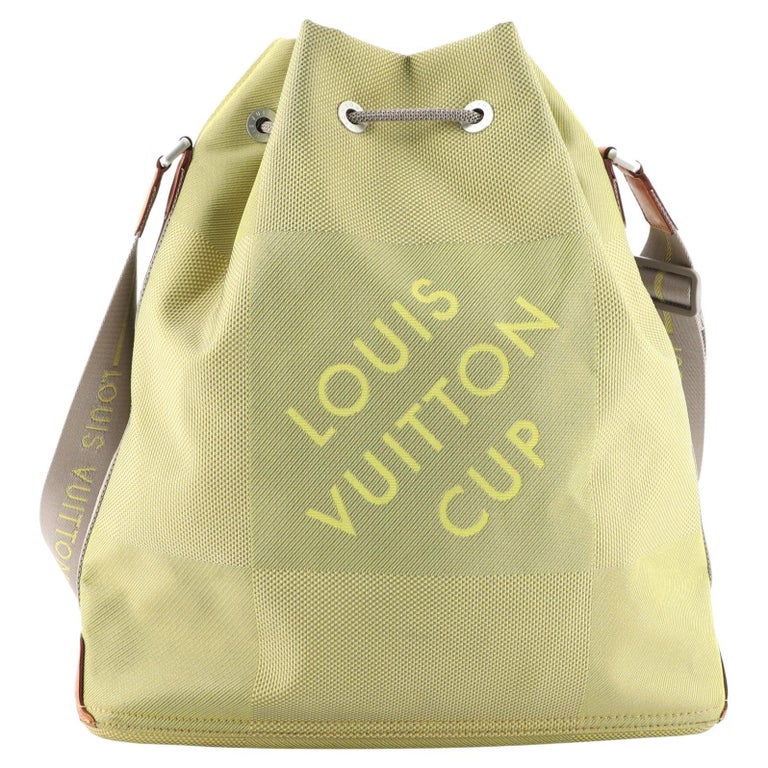 Louis Vuitton Damier Geant Cup Canvas Drawstring Shoulder Bag For Sale ...