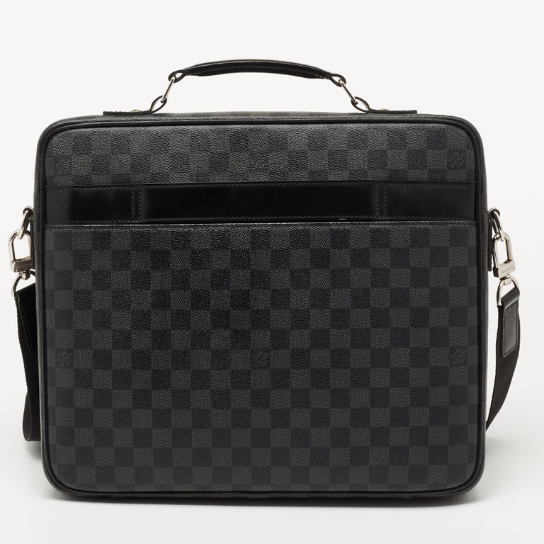 Louis Vuitton Damier Graphite Canvas Graffit Steve Briefcase at 1stDibs