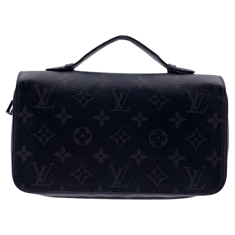 Louis Vuitton Damier Graphite Monogram Eclipse Canvas Zippy XL Wallet ...