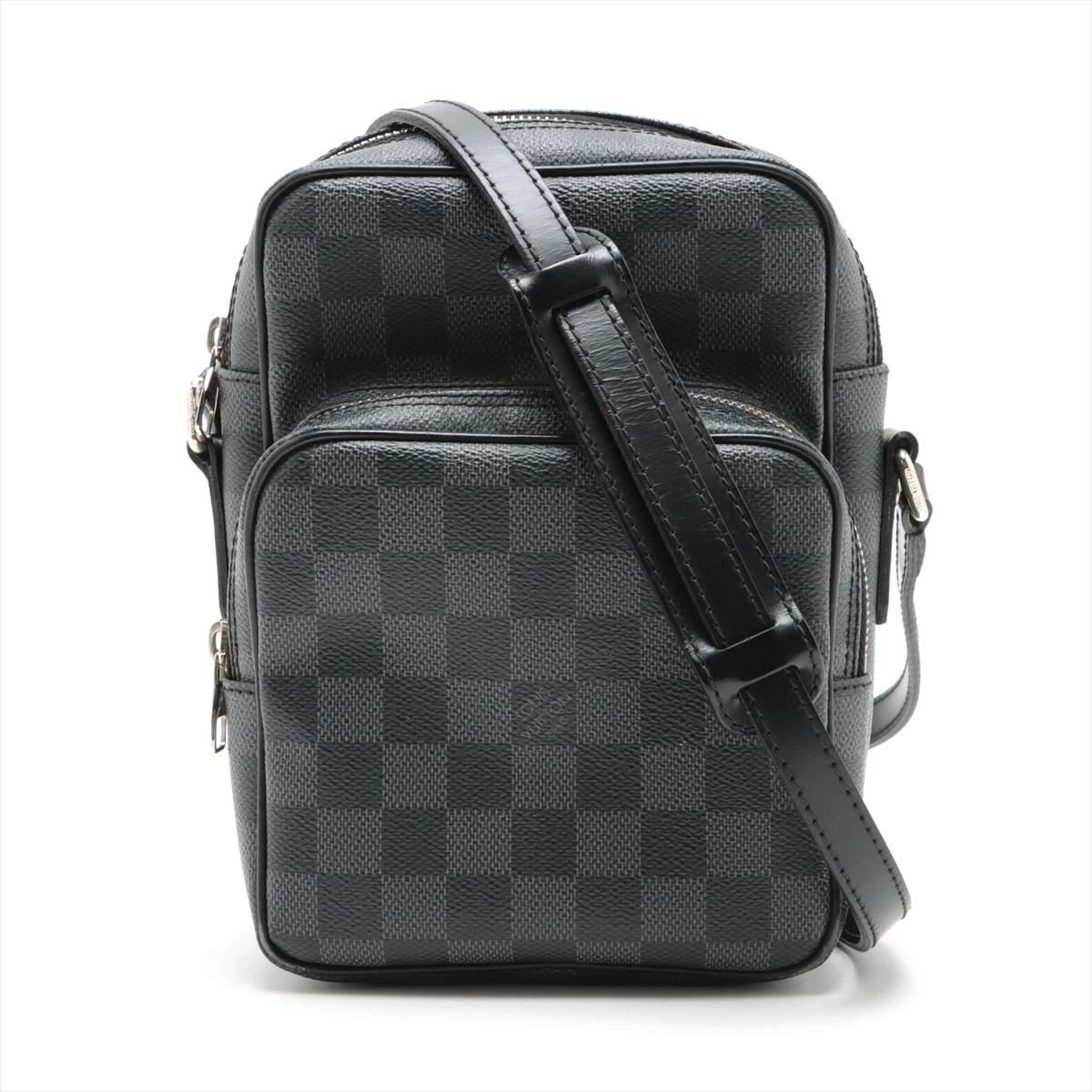 Louis Vuitton Damier Graphite Rem Shoulder Bag For Sale at 1stDibs