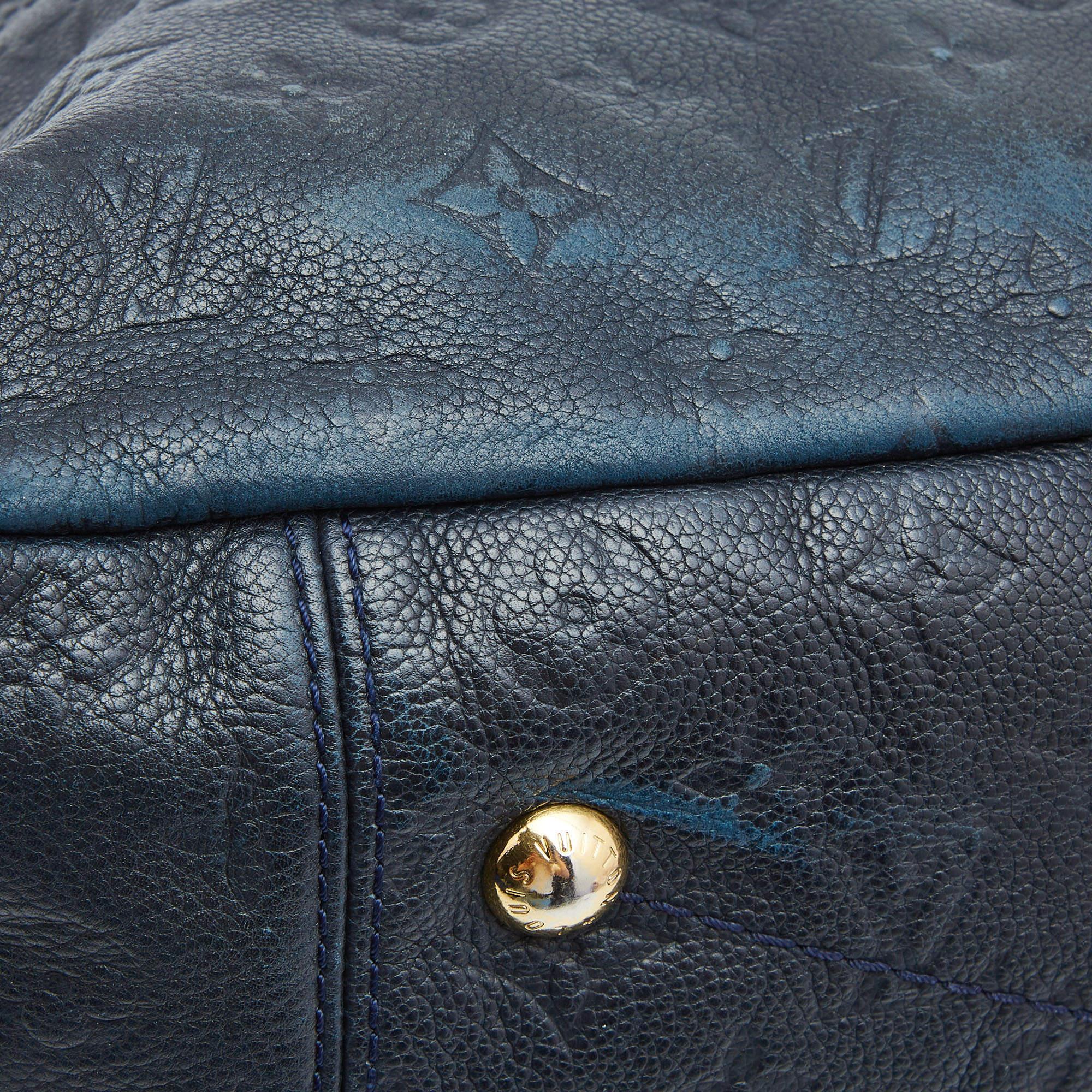 Louis Vuitton Dark Blue Monogram Empreinte Artsy MM bag at 1stDibs | lv ...