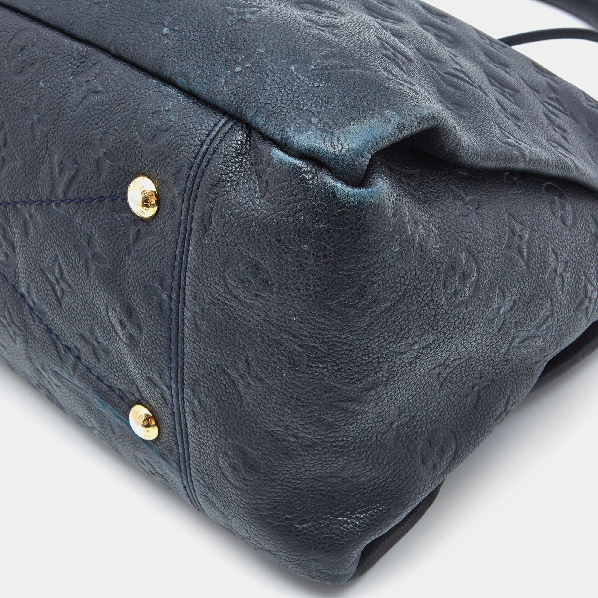 Louis Vuitton Dark Blue Monogram Empreinte Artsy MM bag at 1stDibs | lv ...