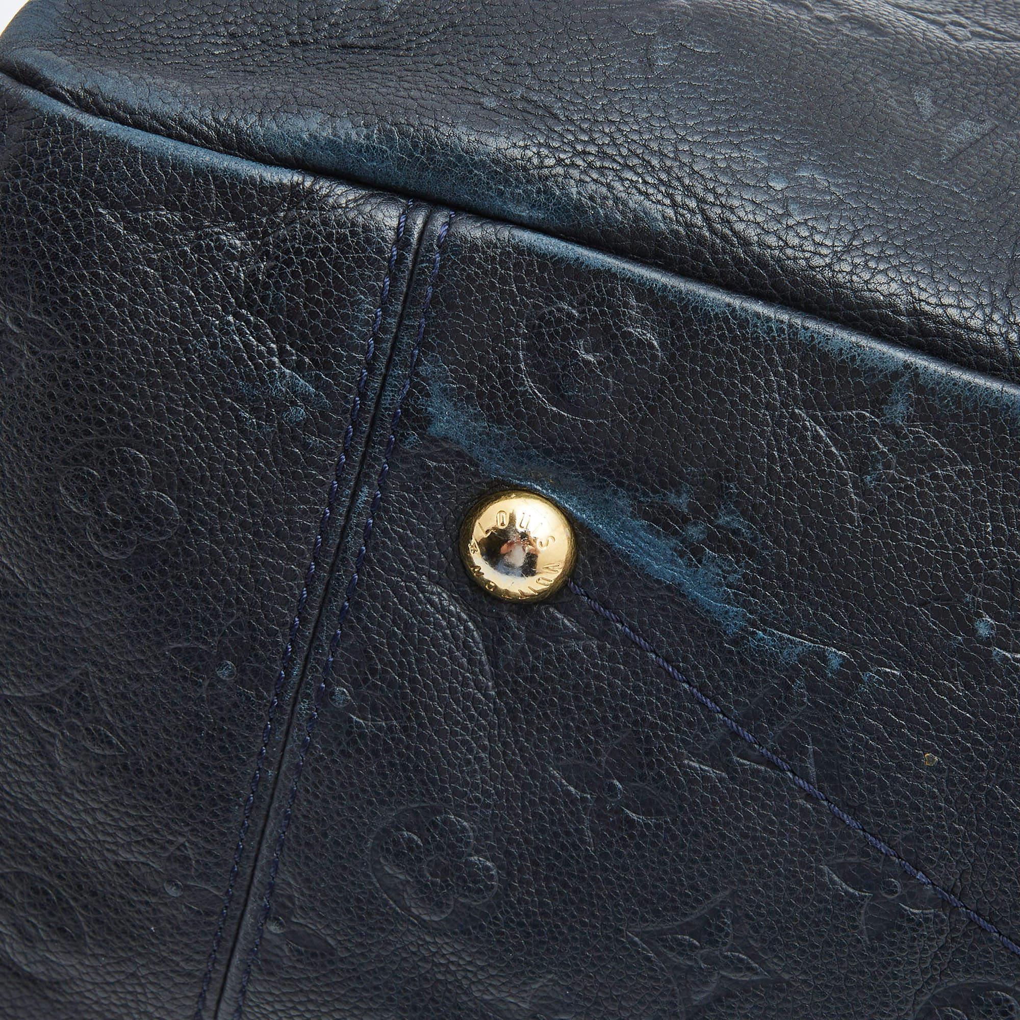 Louis Vuitton Dark Blue Monogram Empreinte Artsy MM bag For Sale at 1stDibs