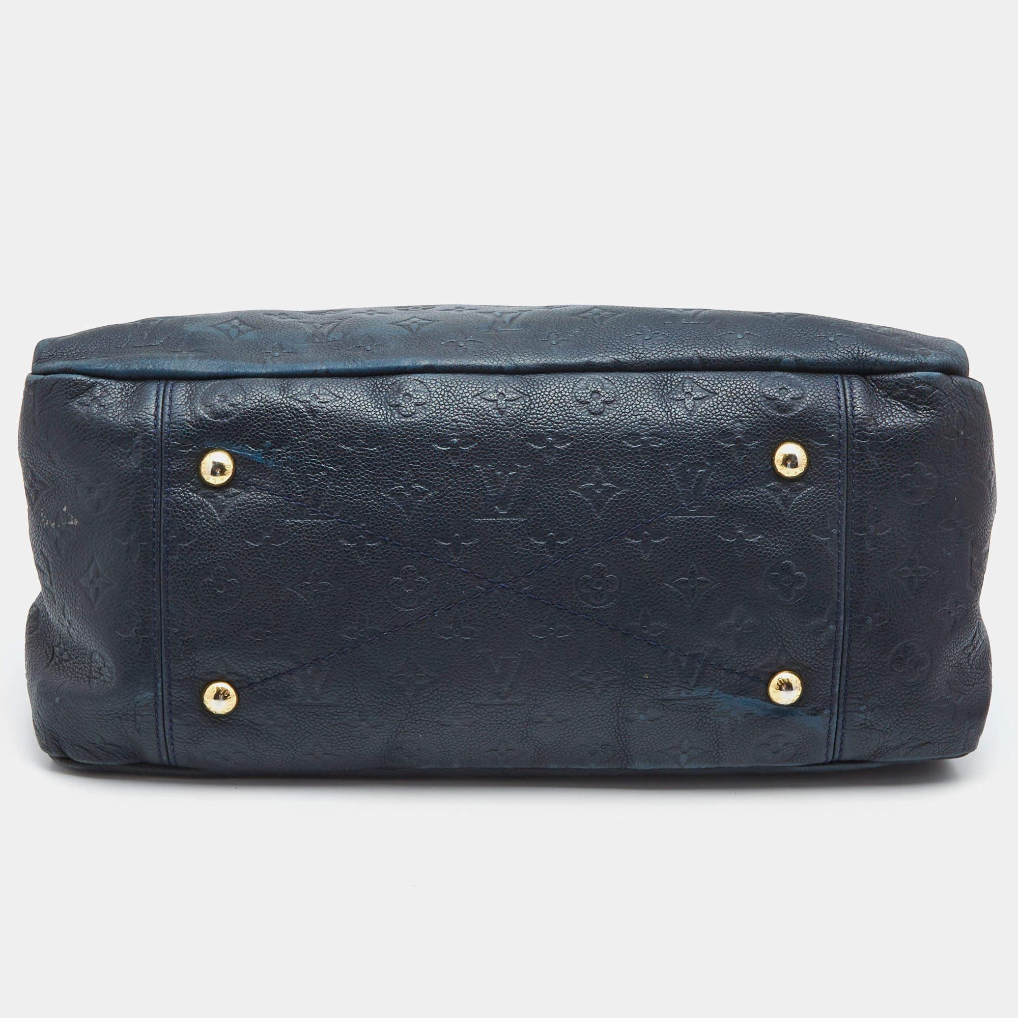 Louis Vuitton Dark Blue Monogram Empreinte Artsy MM bag at 1stDibs | lv ...