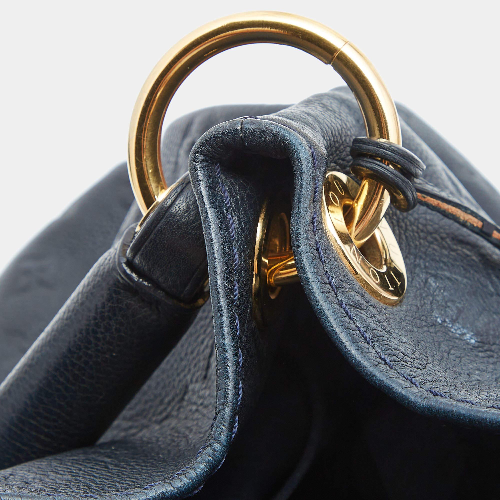 Louis Vuitton Dark Blue Monogram Empreinte Artsy MM bag at 1stDibs | lv ...