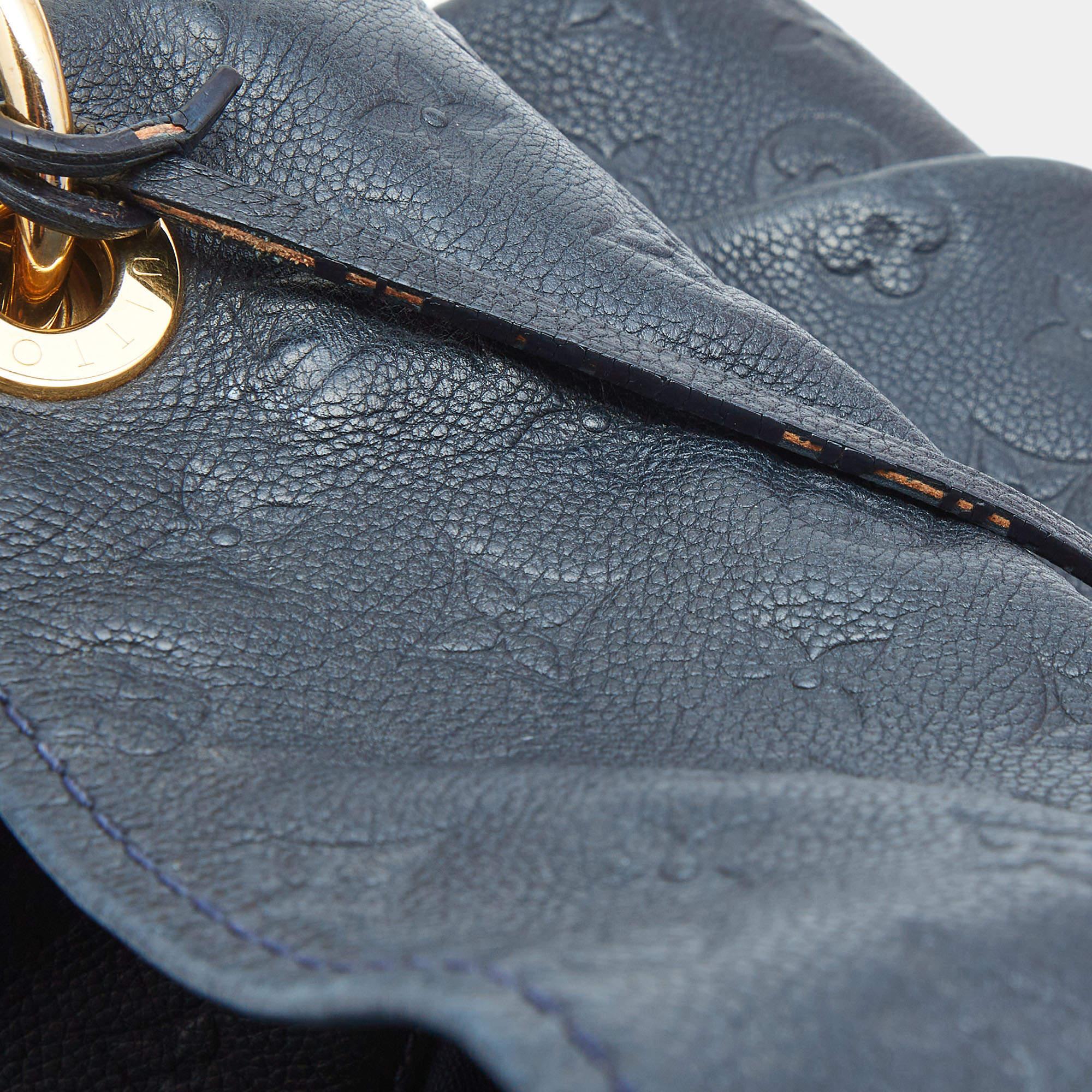 Louis Vuitton Dark Blue Monogram Empreinte Artsy MM bag at 1stDibs | lv ...