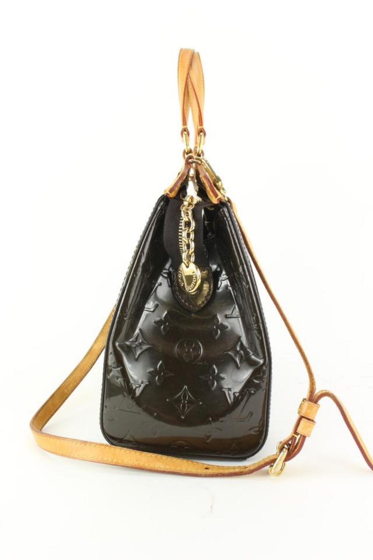 Louis Vuitton Dark Khaki Monogram Vernis Brea MM 2way 2JLV107 For Sale ...