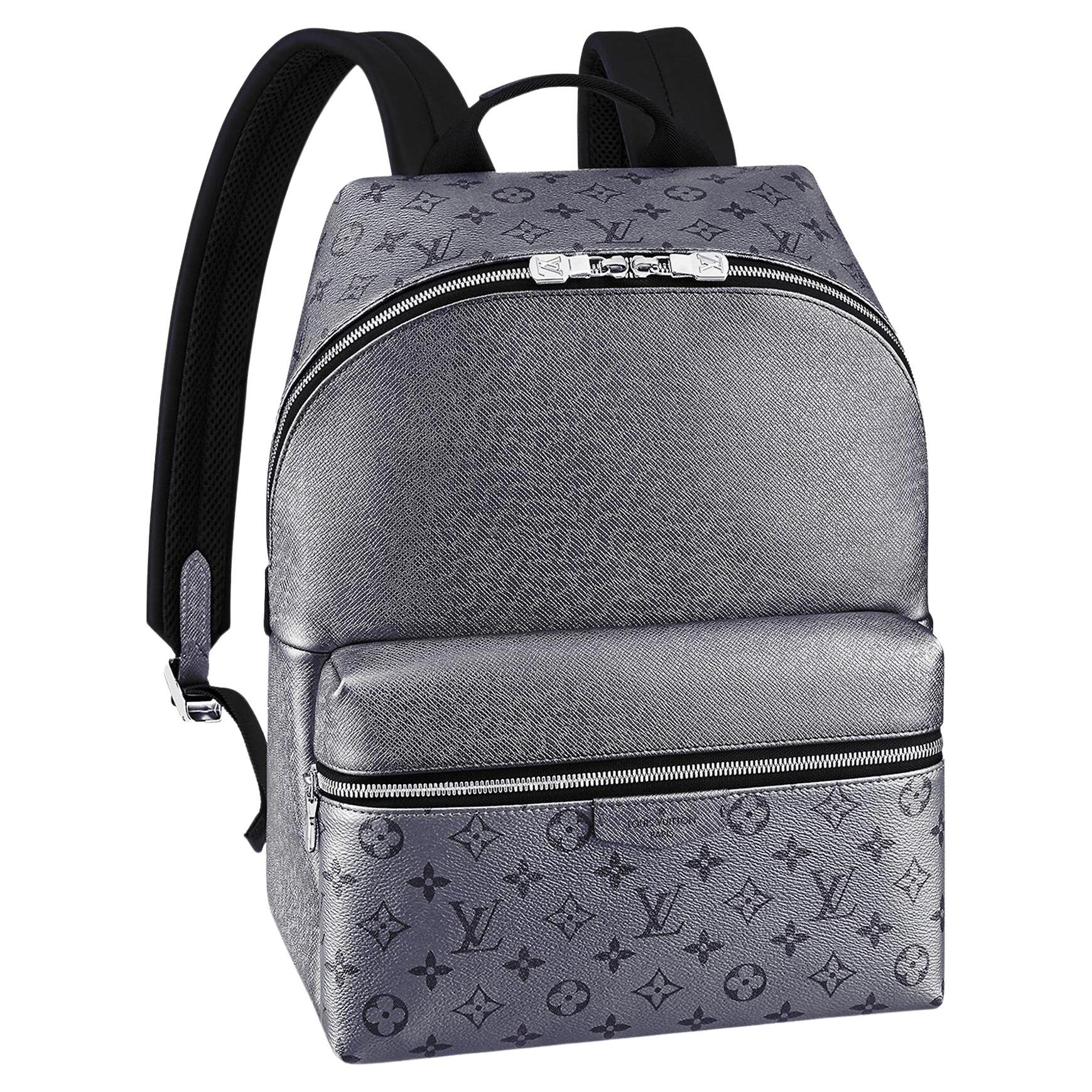 Louis Vuitton White Leather Racer Backpack For Sale at 1stDibs