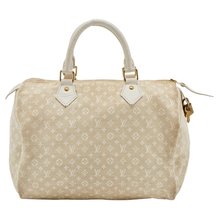 Sac Louis Vuitton Dune Mini Lin Canvas Speedy 30 avec monogramme En ...