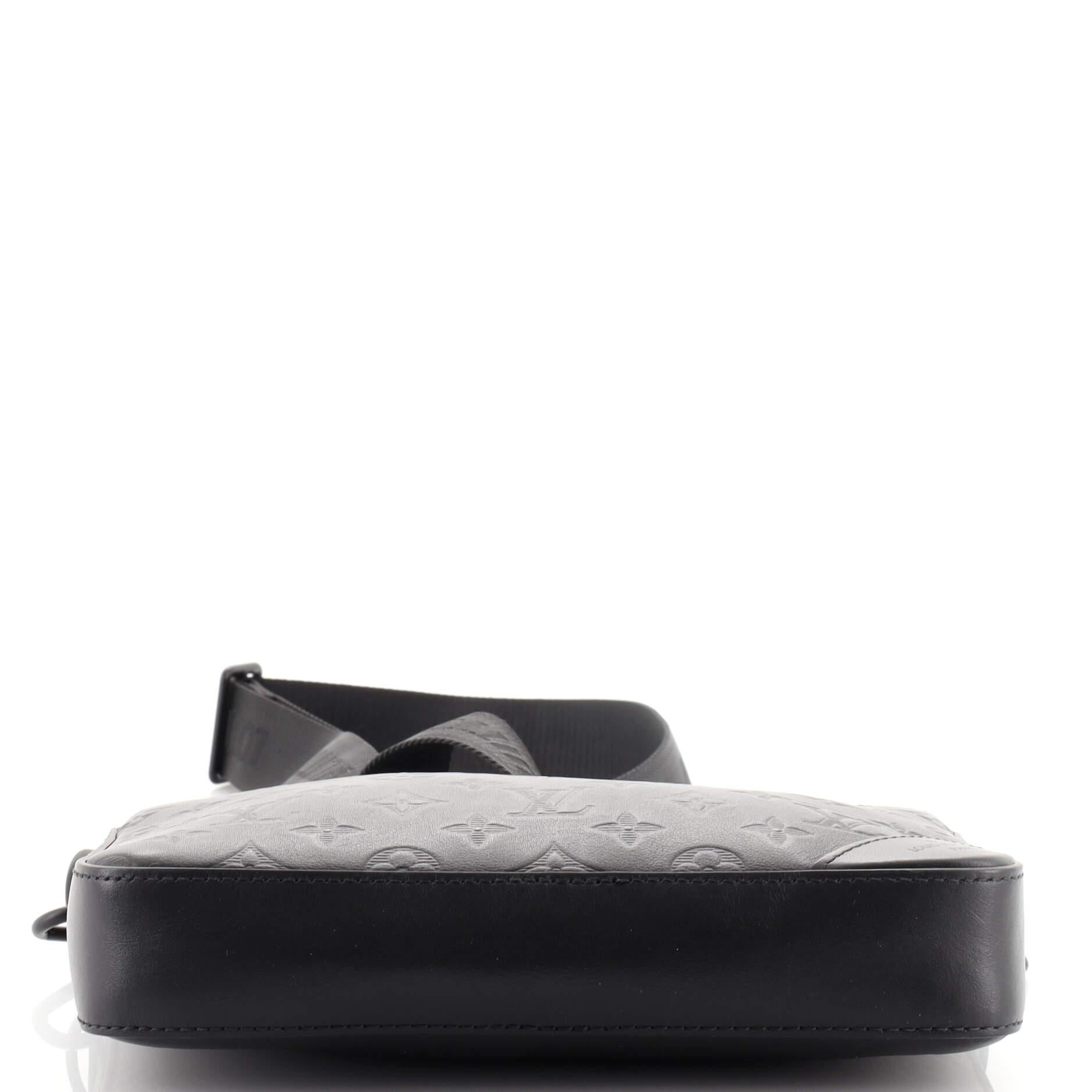 Louis Vuitton Duo Messenger Bag Monogram Shadow Leather at 1stDibs ...