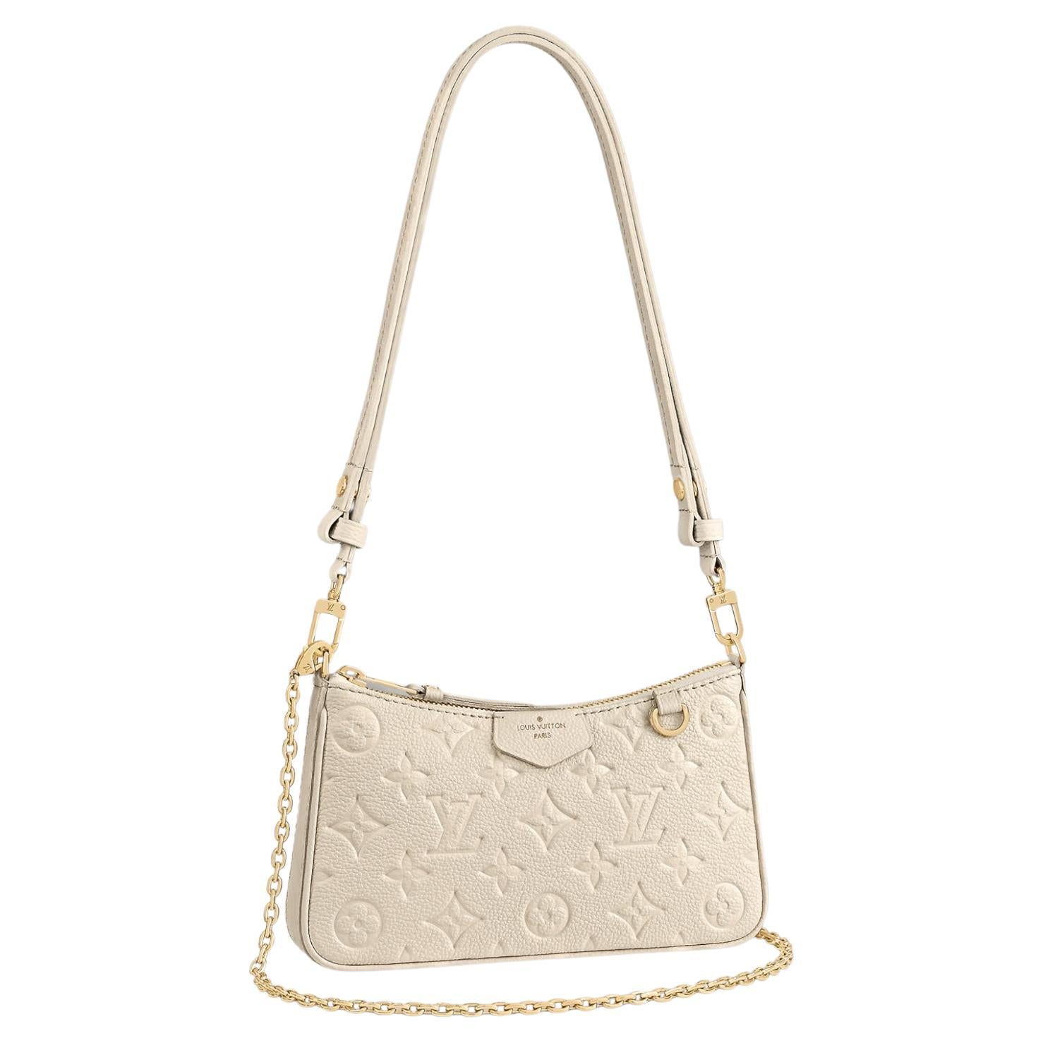 Louis Vuitton Easy Pouch On Strap Bag Cream Monogram Empreinte For Sale ...