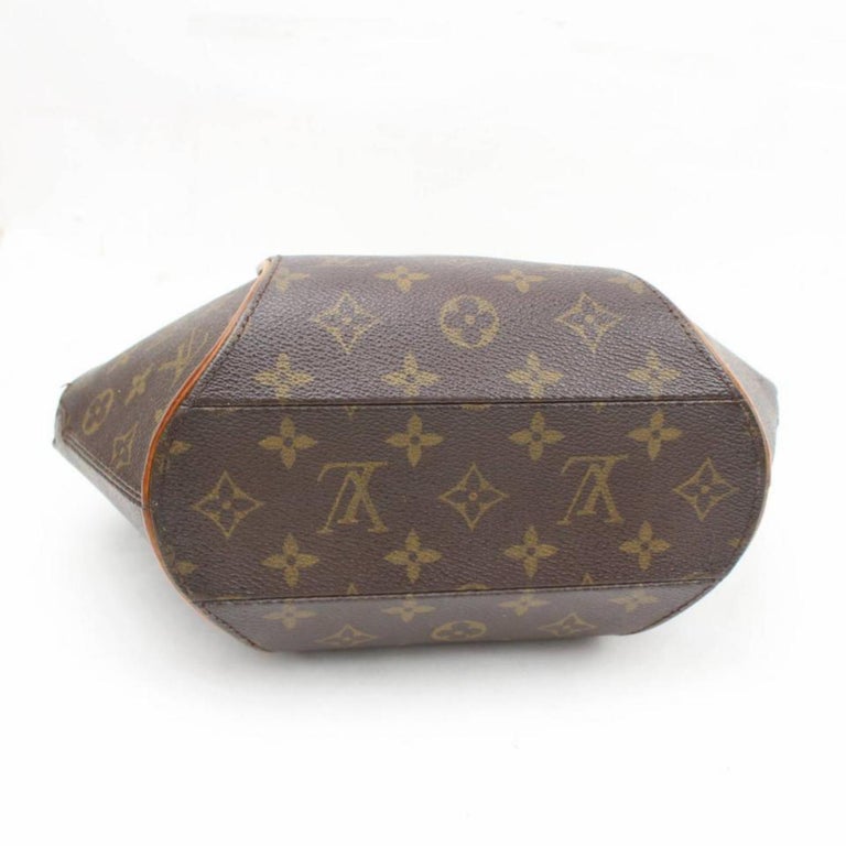 Louis Vuitton Ellipse Monogram Pm 866107 Brown Coated Canvas Satchel For Sale at 1stDibs