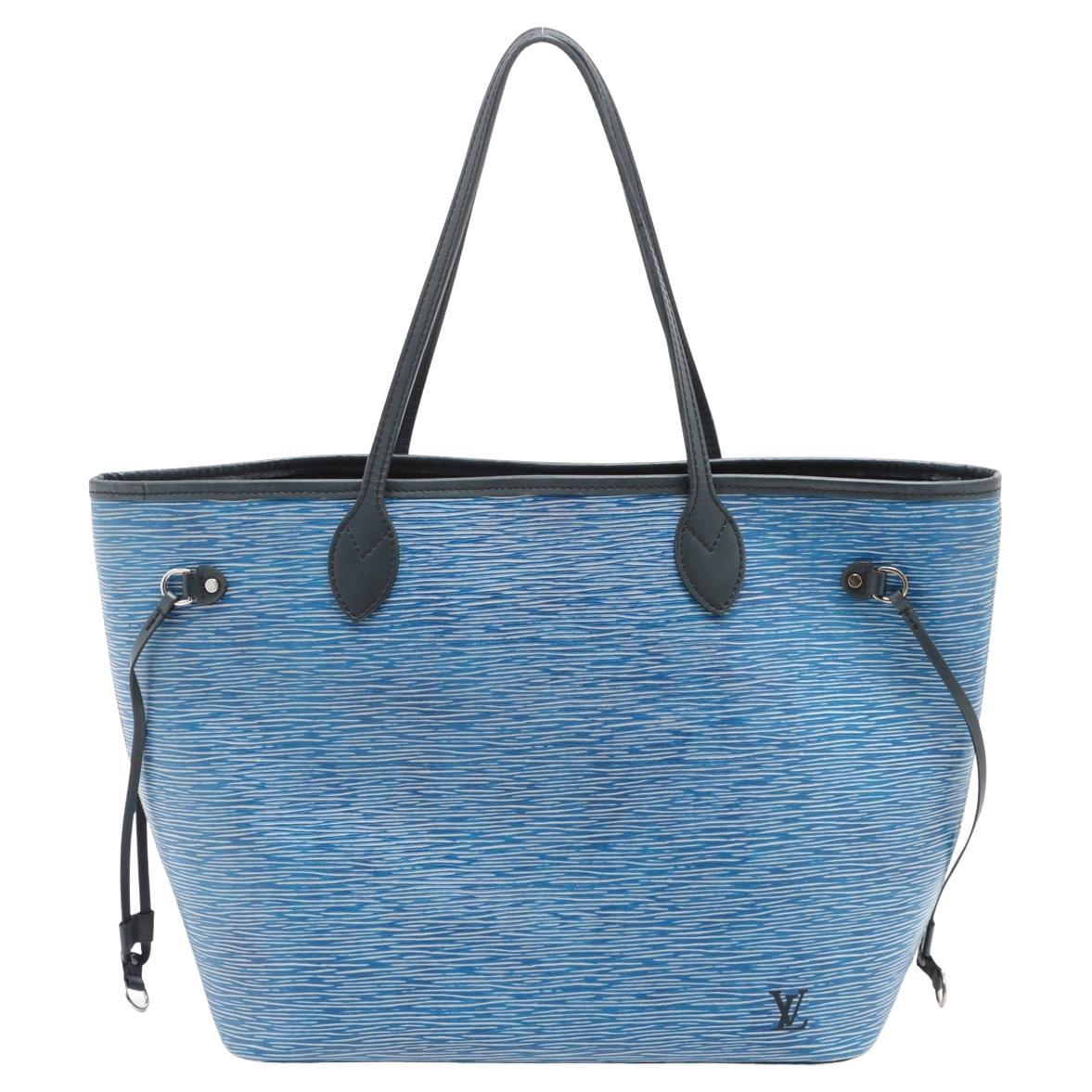 Louis Vuitton Epi Denim Neverfull MM For Sale at 1stDibs