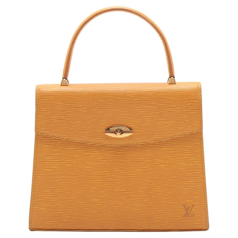 Louis Vuitton Epi Malesherbes Handbag Yellow For Sale at 1stDibs