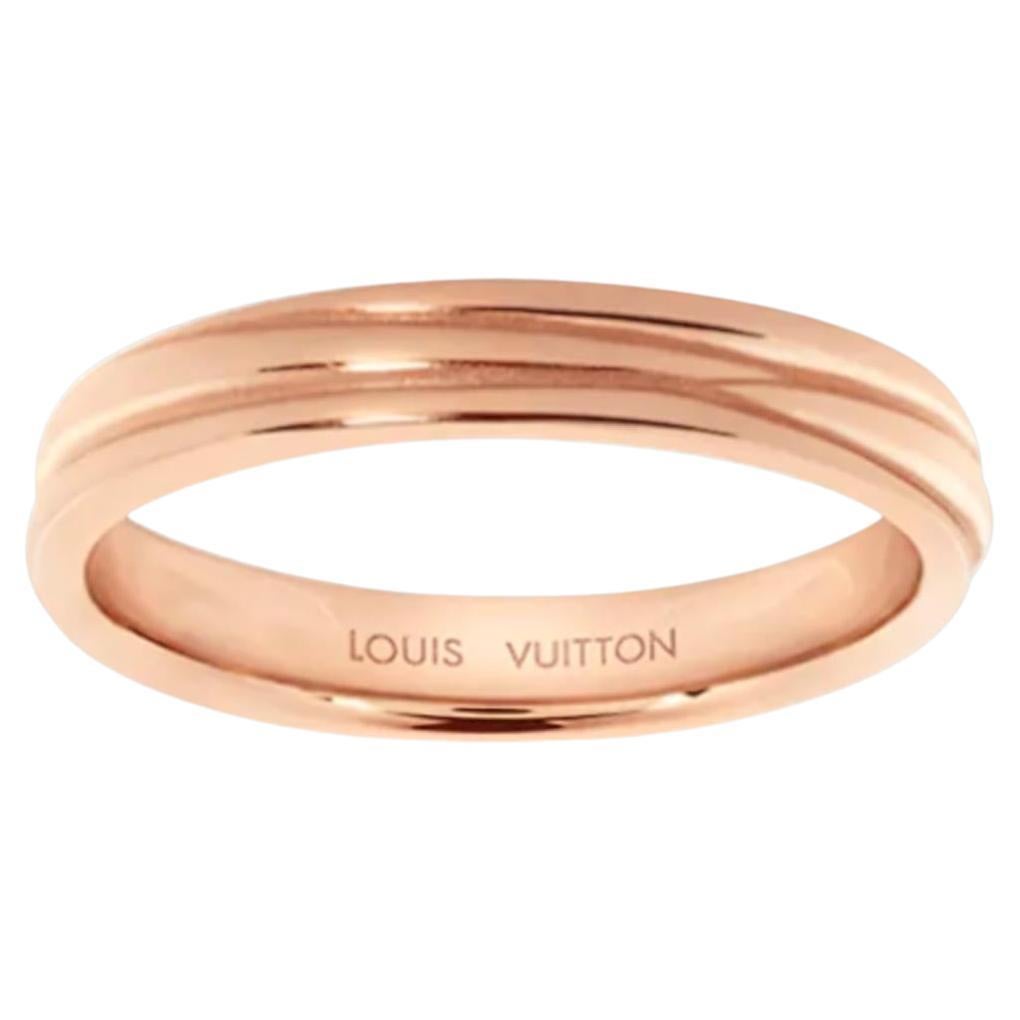 Louis Vuitton Epi wedding ring, pink gold (18kt) Size 54 For Sale at ...