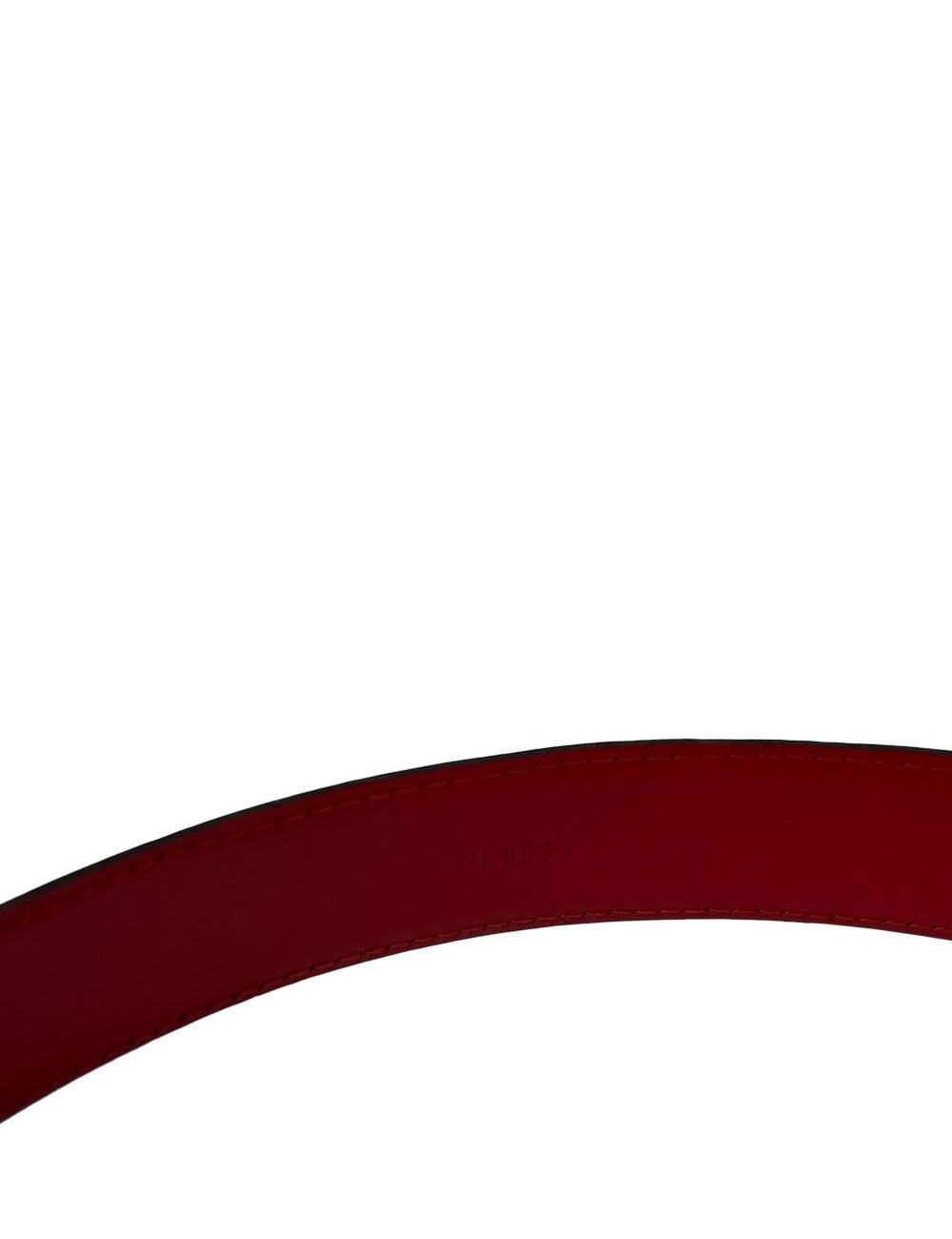 Louis Vuitton EU 36 Epi Leather Belt For Sale at 1stDibs