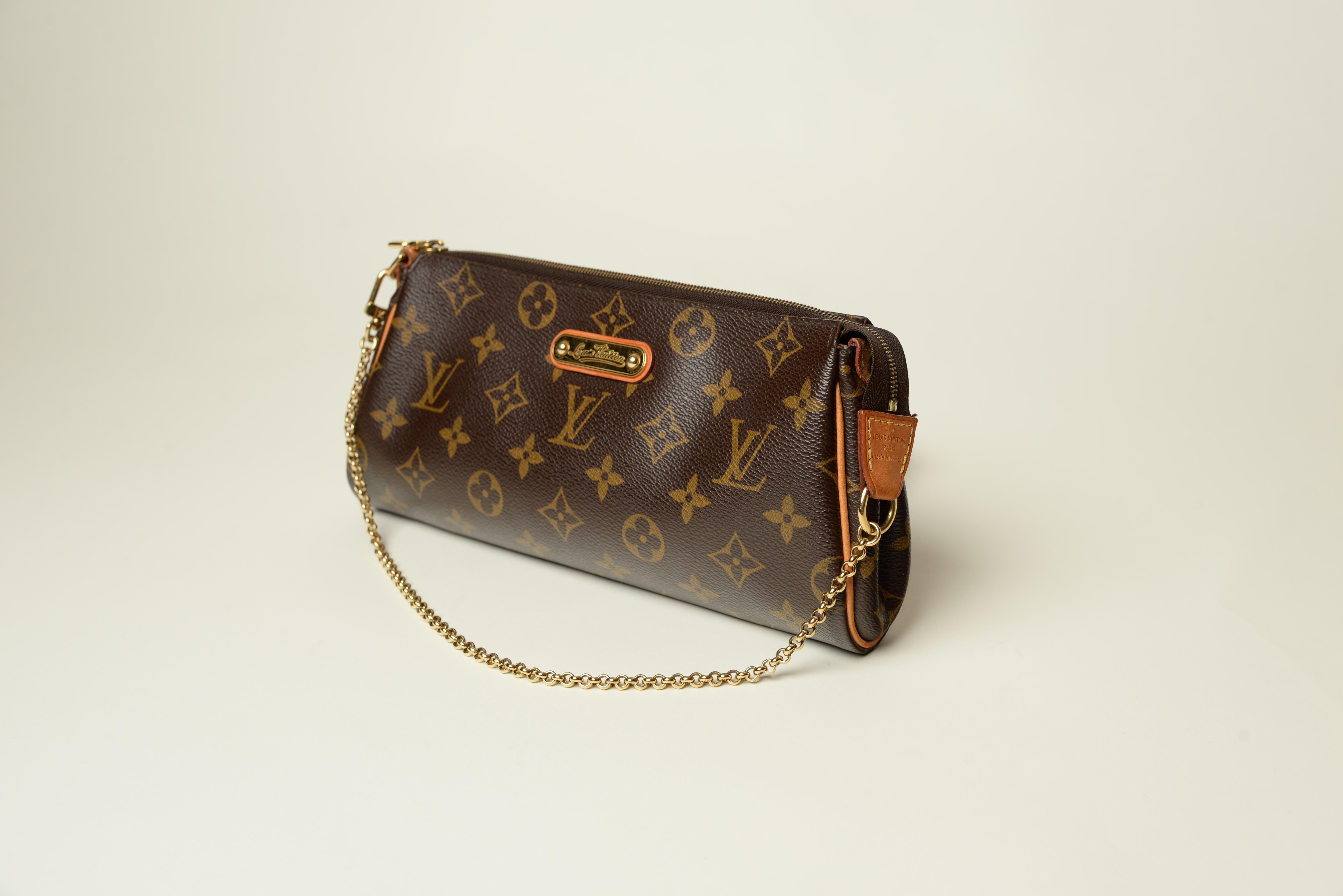 Louis Vuitton Eva Pochette FULL-SET Monogram Bag For Sale at 1stDibs ...