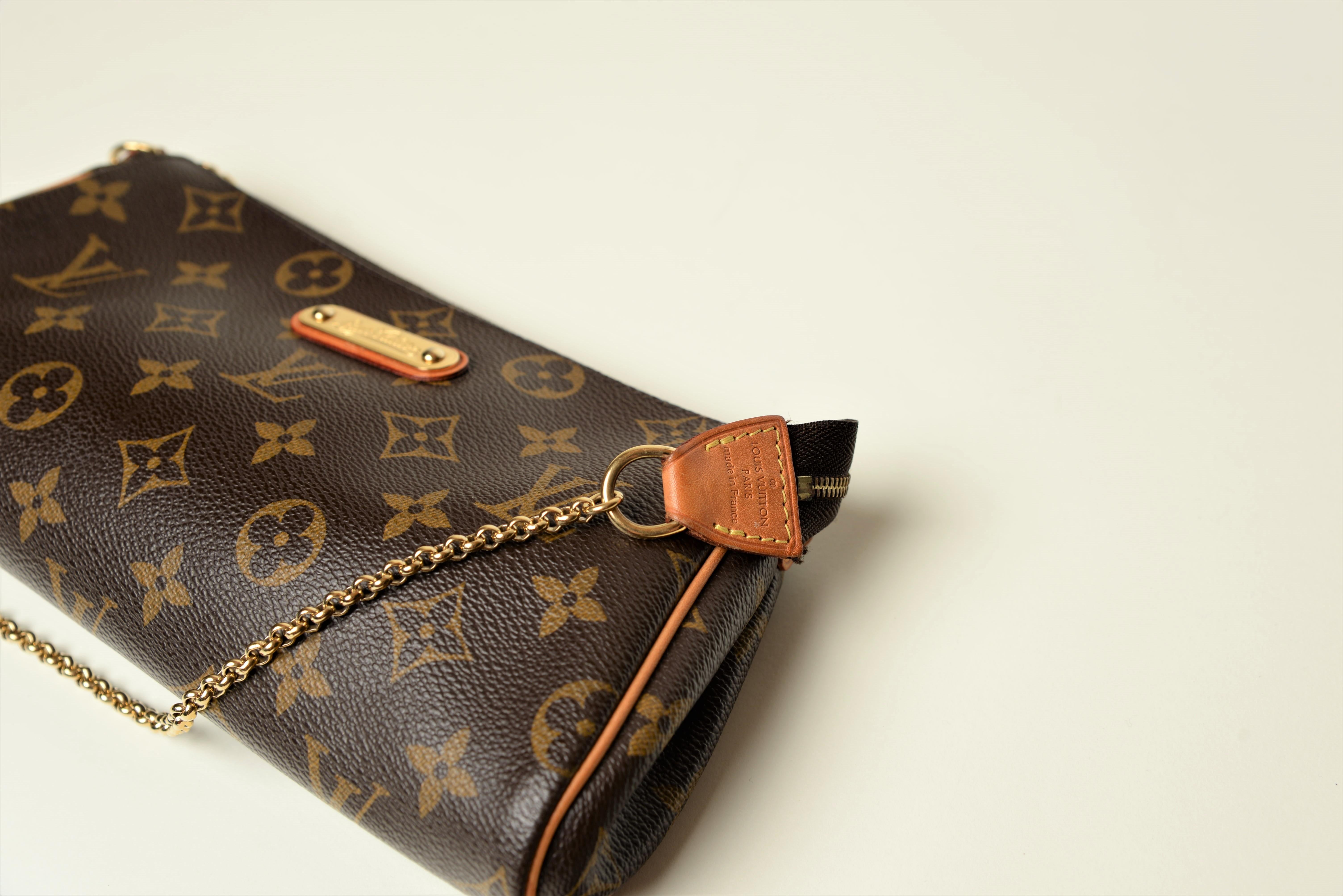 Louis Vuitton Eva Pochette FULL-SET Monogram Bag For Sale at 1stDibs | louis vuitton eva clutch ...