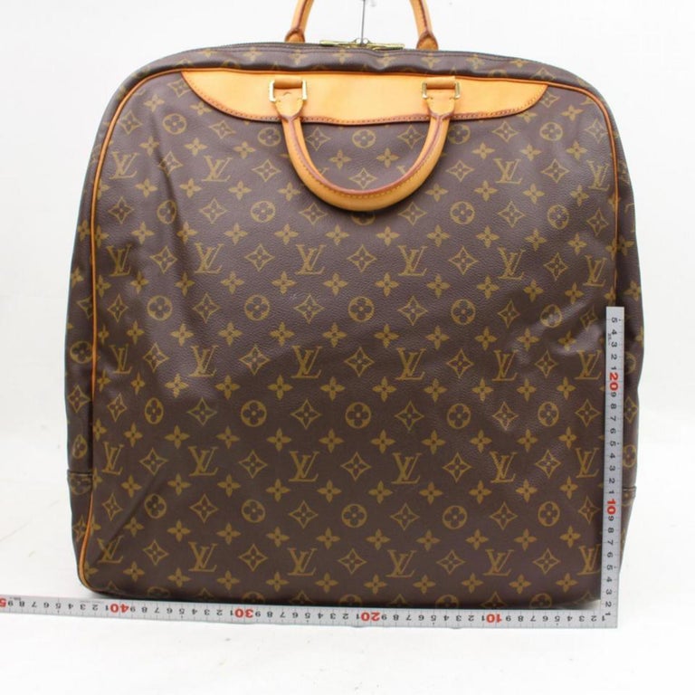 Louis Vuitton Evasion Monogram Gm 865725 Brown Coated Canvas Weekend/Travel Bag at 1stDibs