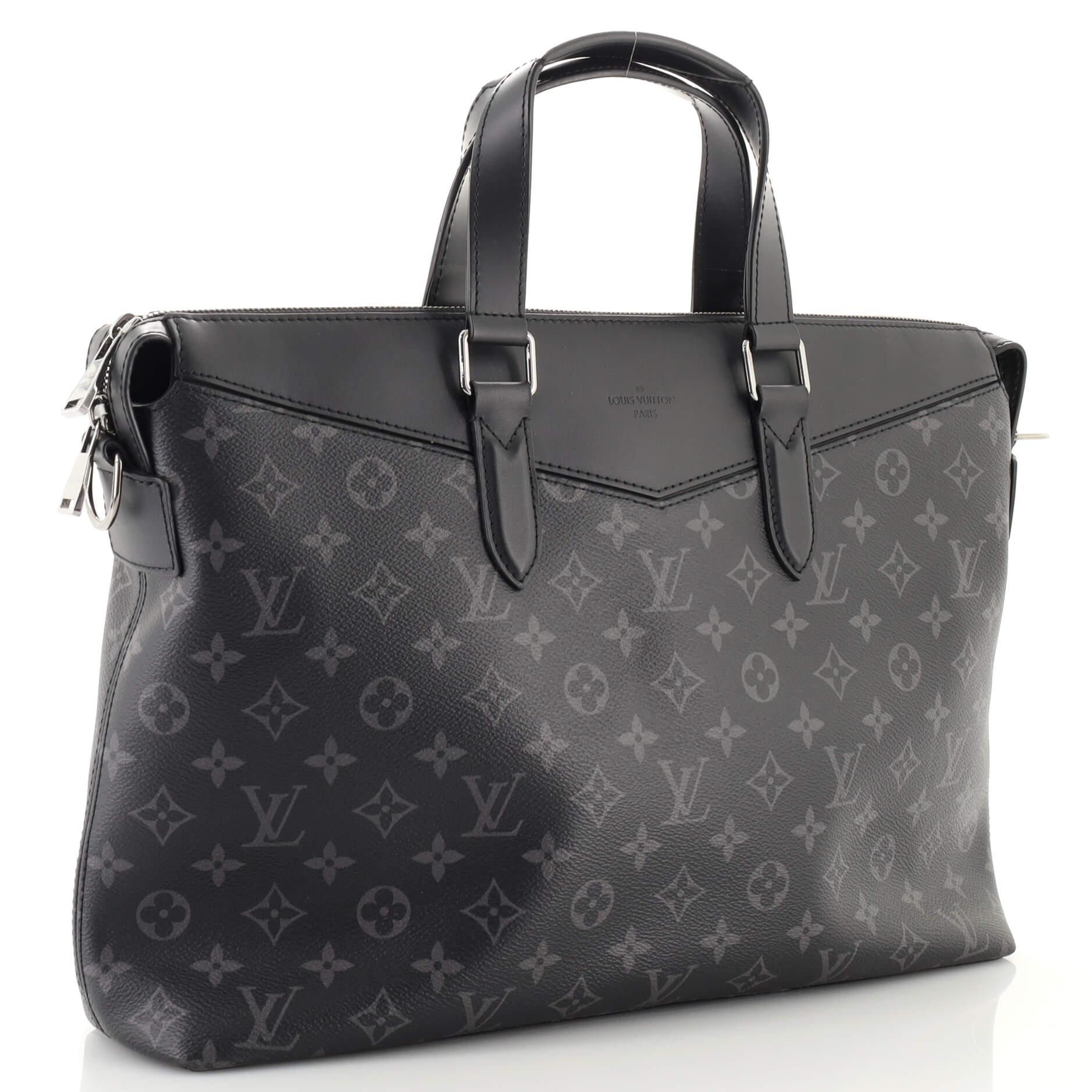 Louis Vuitton Explorer Briefcase Monogram Eclipse Canvas at 1stDibs