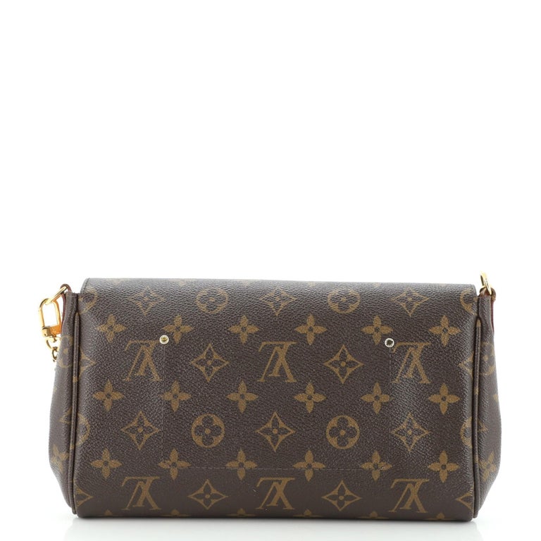 Louis Vuitton Favorite Handbag Monogram Canvas MM For Sale at 1stDibs