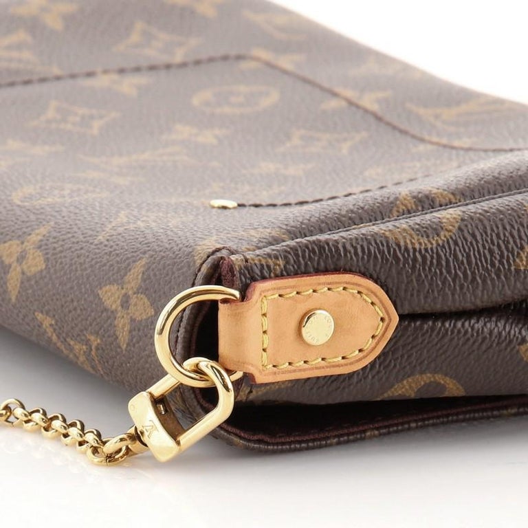 Louis Vuitton Favorite Handbag Monogram Canvas MM at 1stDibs