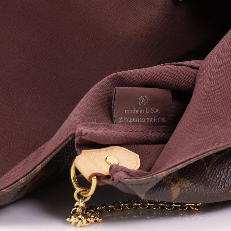 Louis Vuitton Favorite Handbag Monogram Canvas MM at 1stDibs