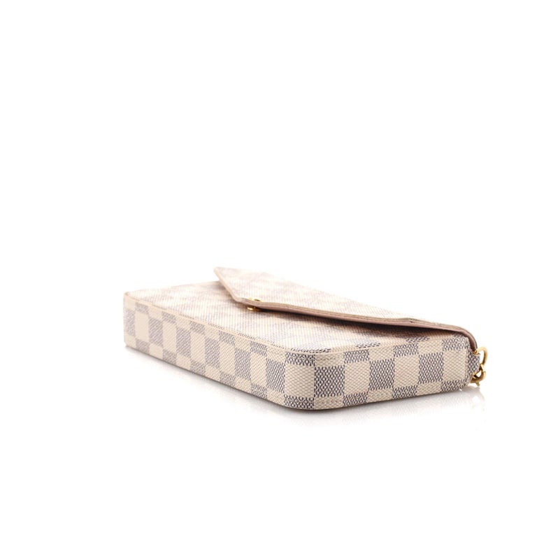 Louis Vuitton Felicie Pochette Damier at 1stDibs